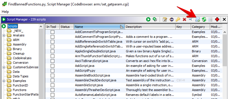 Automating GHIDRA: Writing a Script to Find Banned Functions